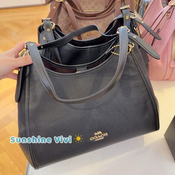 Coach | Bags | Nwt Coach Erin Shoulder Bag Leather Caq86 Refined Pebble ...